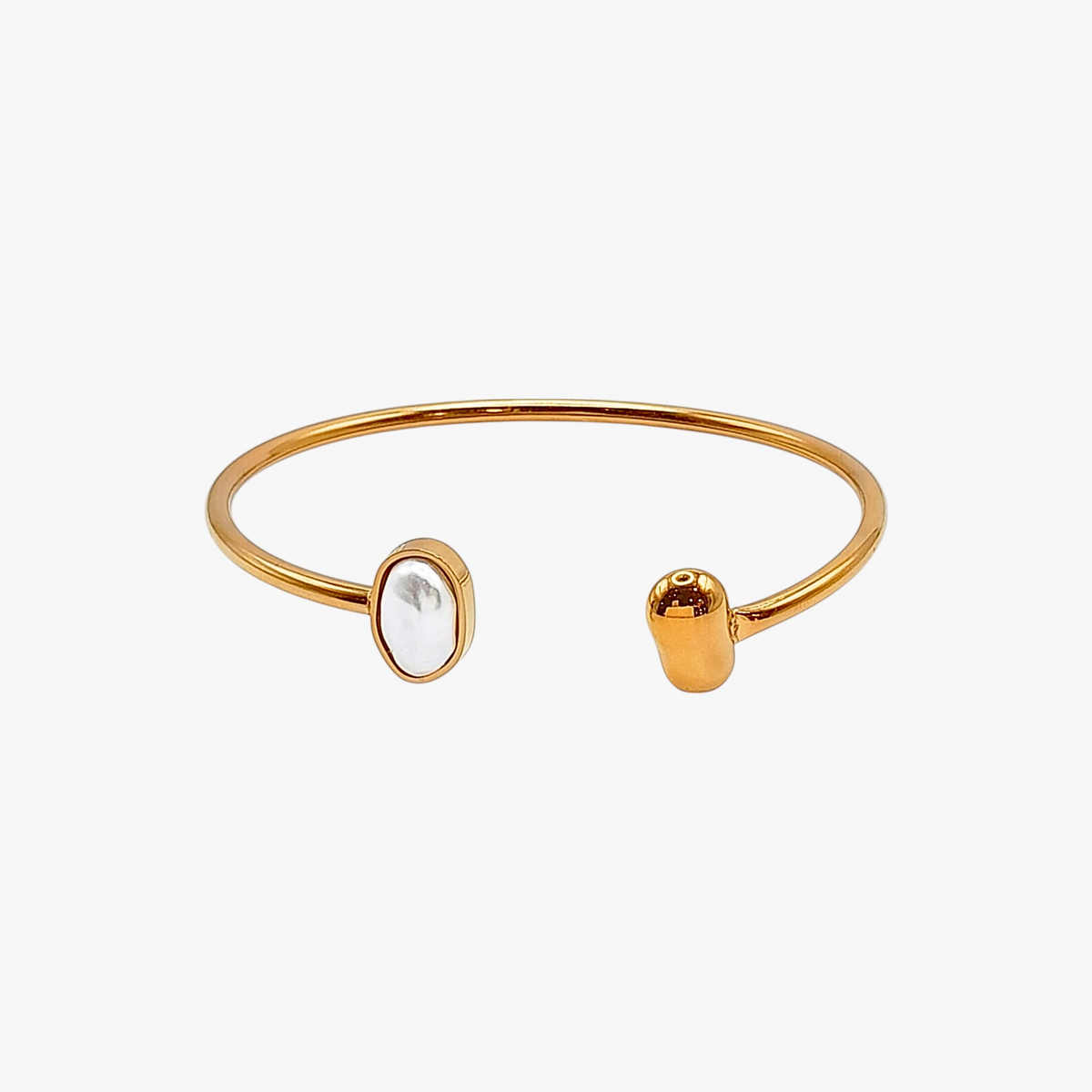 Opulent Pearl Bangle | Gl'amour