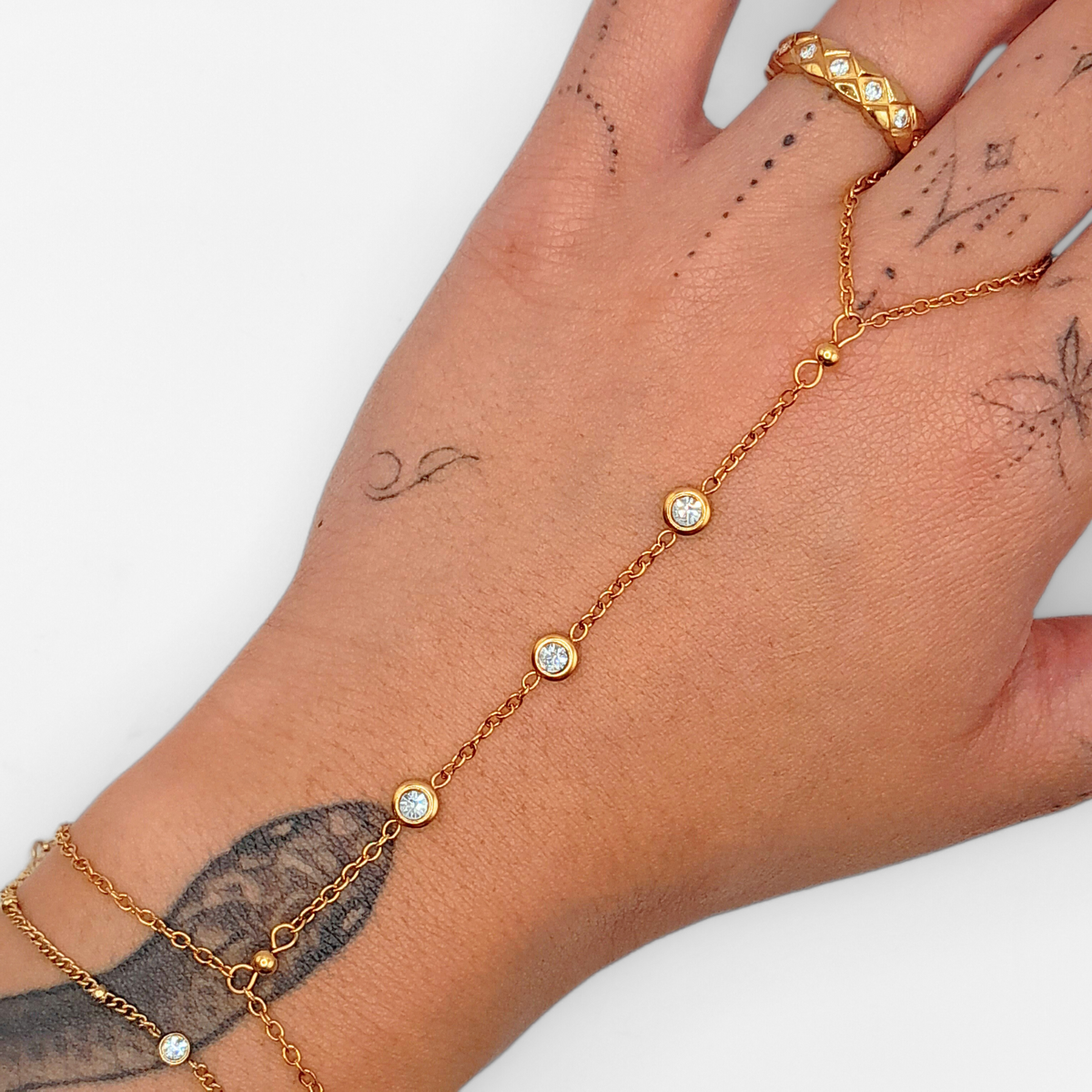 Gem Hand Chain | Gl'amour