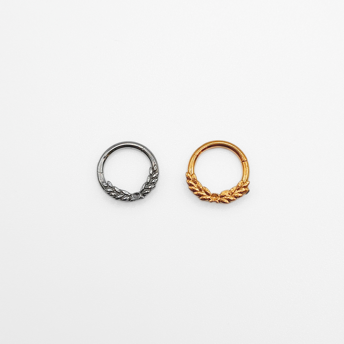 Leaves Septum Clicker Hoop | Gl'amour